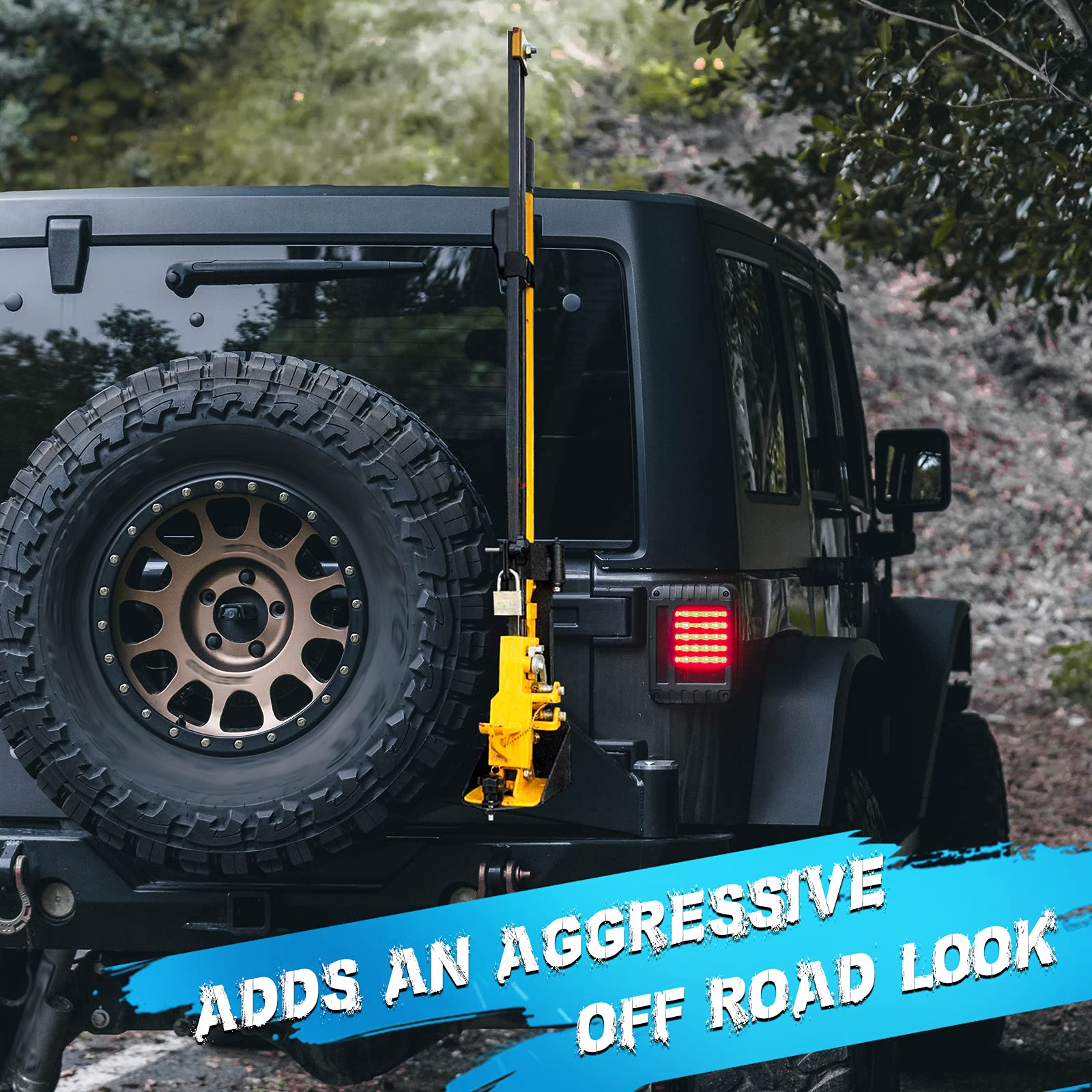 Buy PARTOL JK High Lift Jack Mount Rear High Lift Mounting Ki for Jeep ...