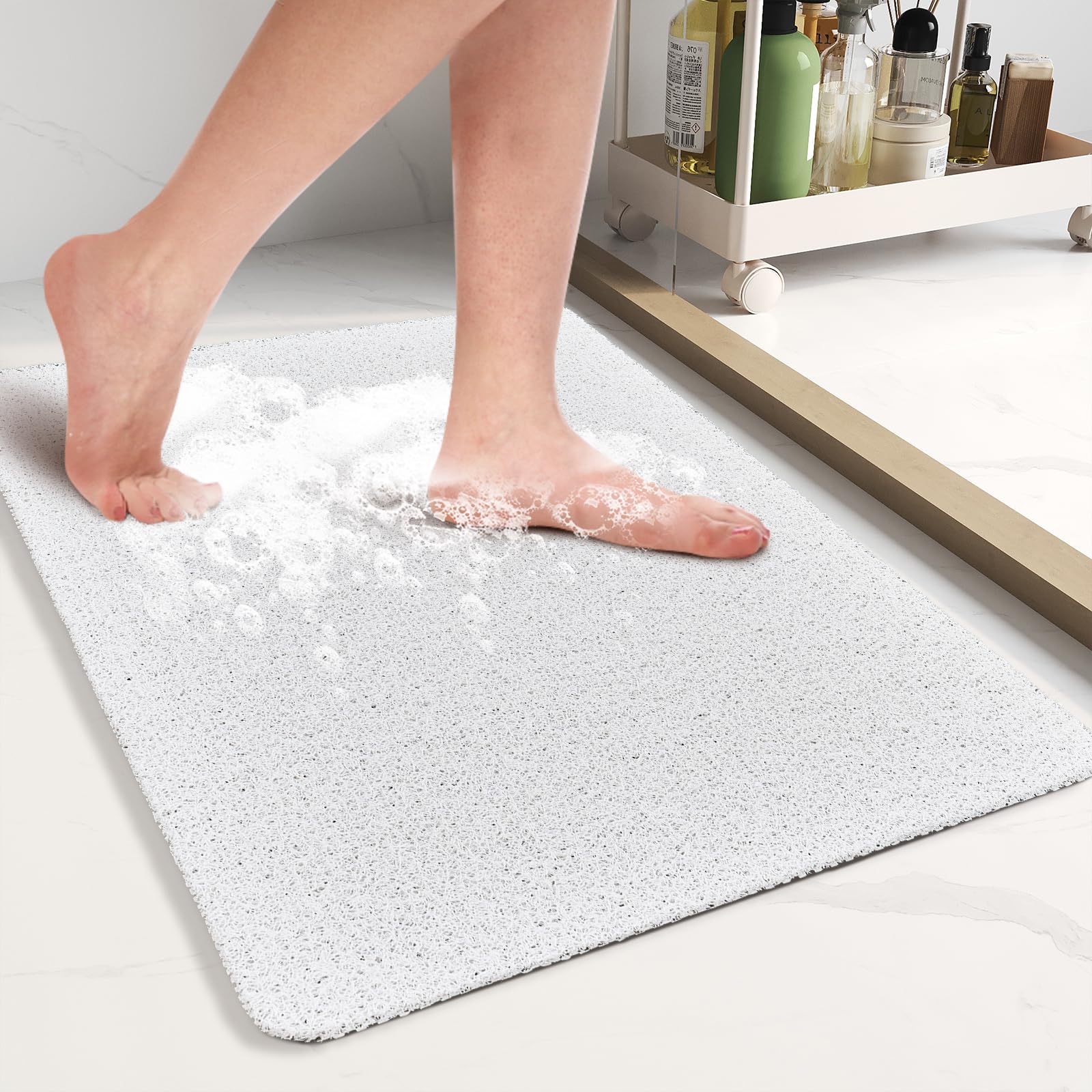 Amazon.com: Non Slip Shower Mats for Inside Shower,16x24 Inch,Anti-Slip ...
