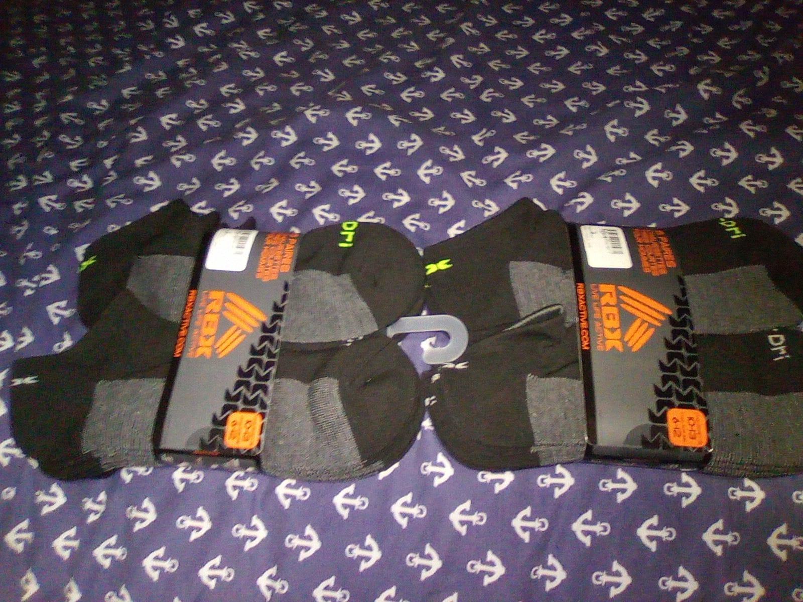 RBX Active Men's Athletic Cushioned Quick Dry Ankle No Show Low Cut ...