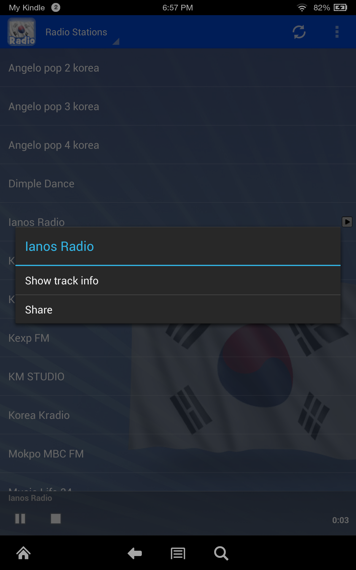 South Korea Radio - App on Amazon Appstore