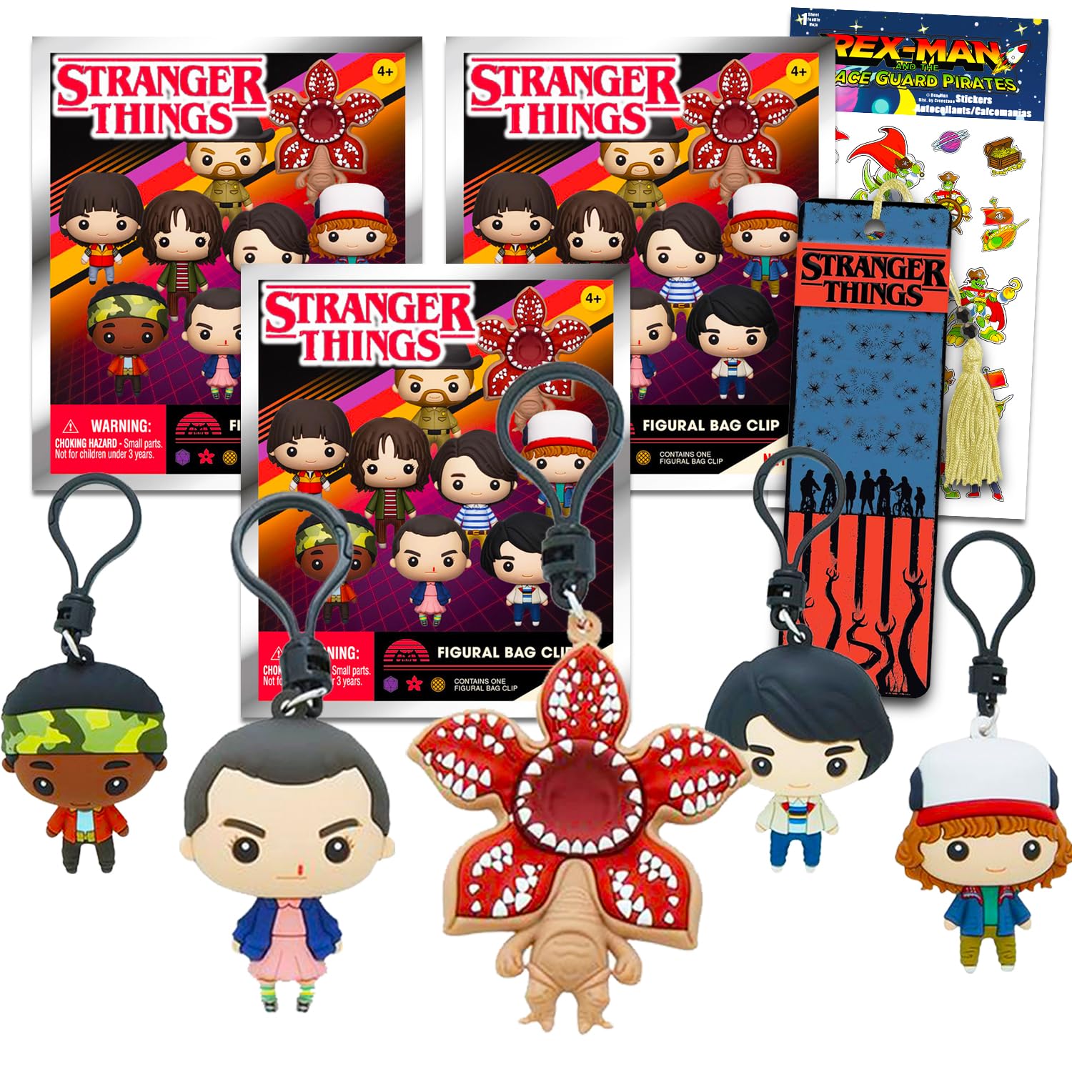 Amazon.com: Stranger Things Blind Bag Party Favors 3 Pack – Bundle with ...