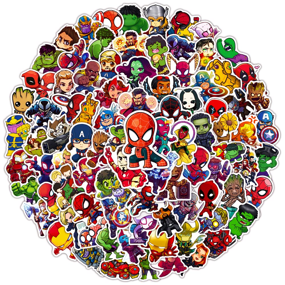 Amazon.com: 200Pcs Superhero Stickers Pack,Teens Hero Stickers for ...