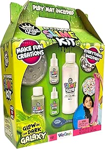 Amazon.com: Compound Kings Glow in The Dark Slime Kit, Non-Sticky ...