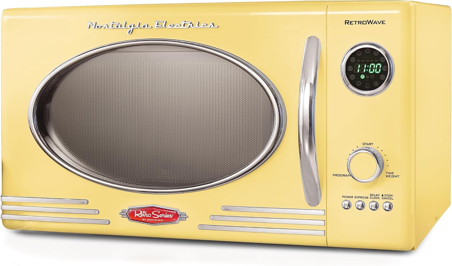 Amazon.com: Nostalgia Retro Microwave - Countertop Microwave Oven ...