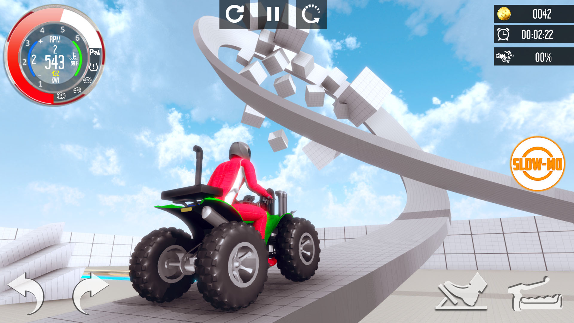 Bike Crash Beam Stunts Drive 3D - Mega Ramp Death Rider ATV Bike Games ...