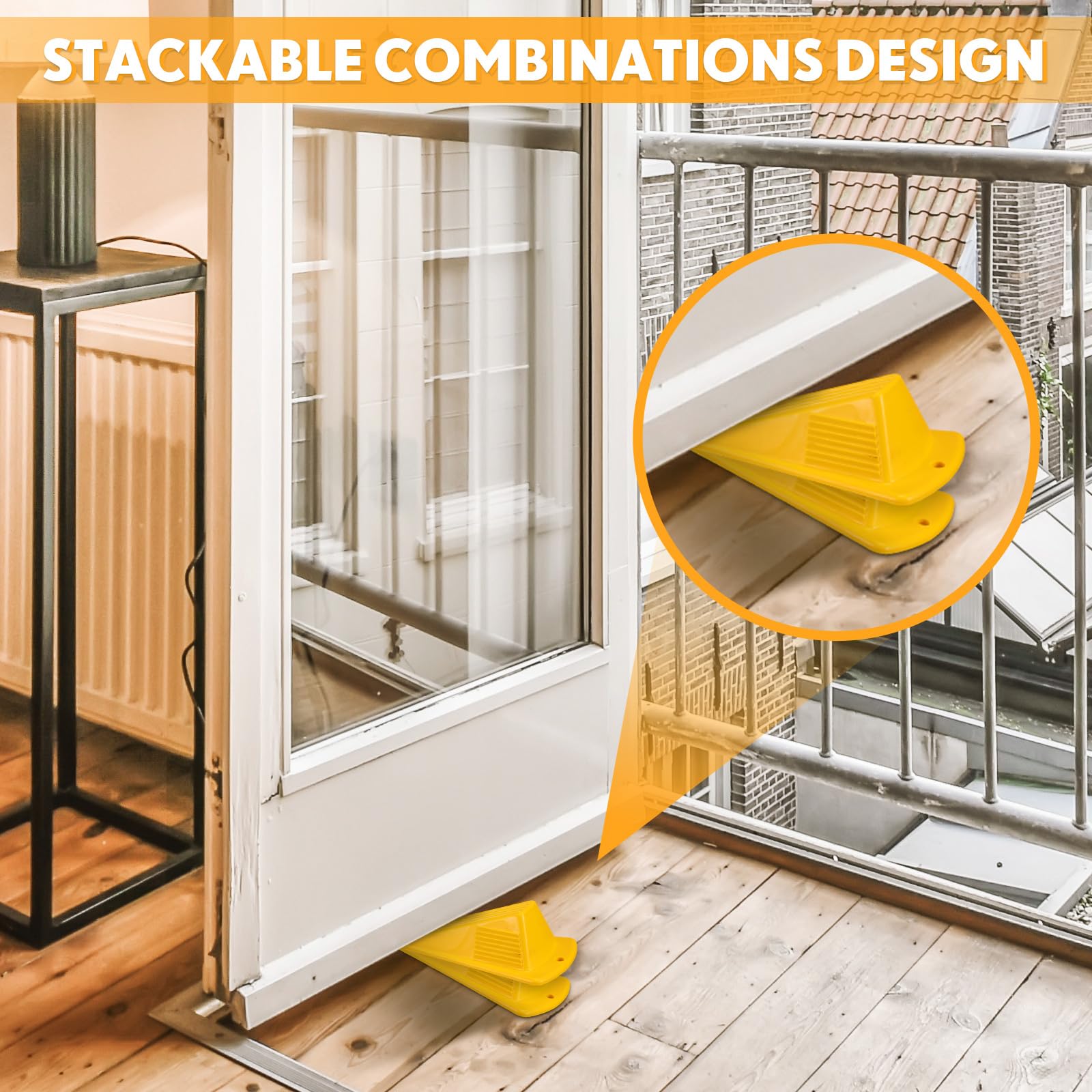 Snapklik.com : Frienda 2 Pcs Jumbo Door Stoppers Heavy Duty Door ...