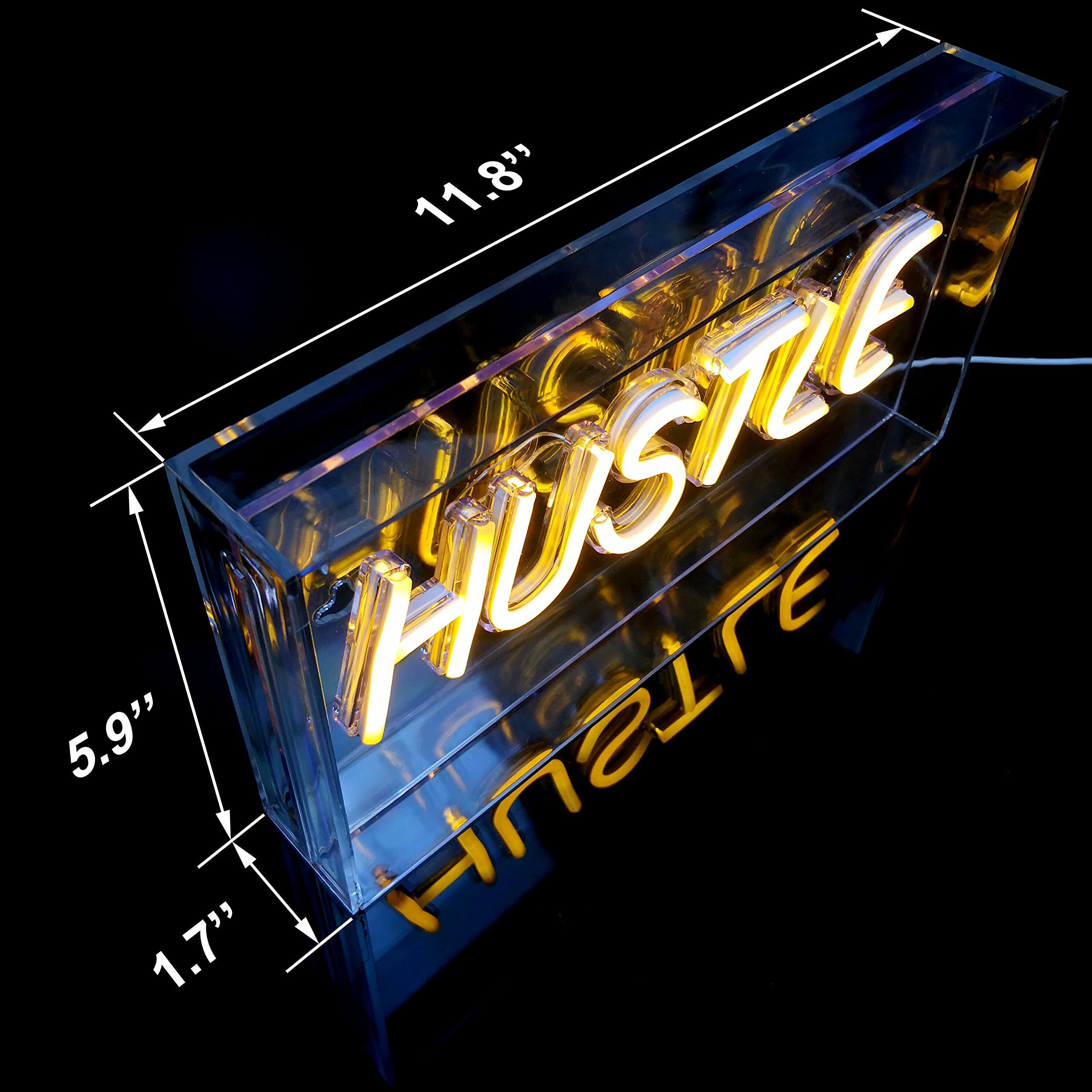 Neon Signs Letters Acrylic Light Box LED Signs for Bedroom Decor Neon ...