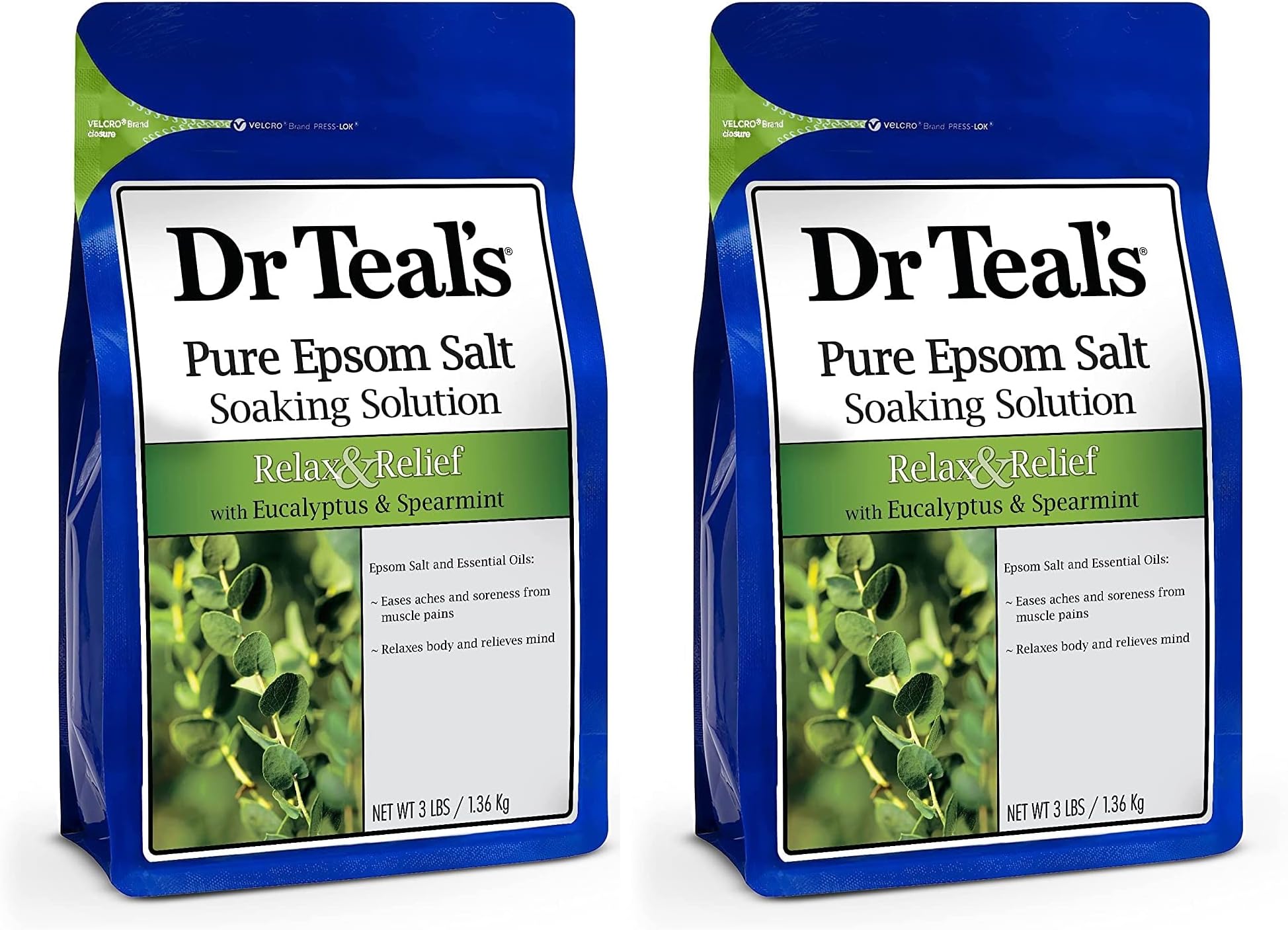 Amazon.com : Dr Teal's Pure Epsom Salt Soak, Relax & Relief with ...