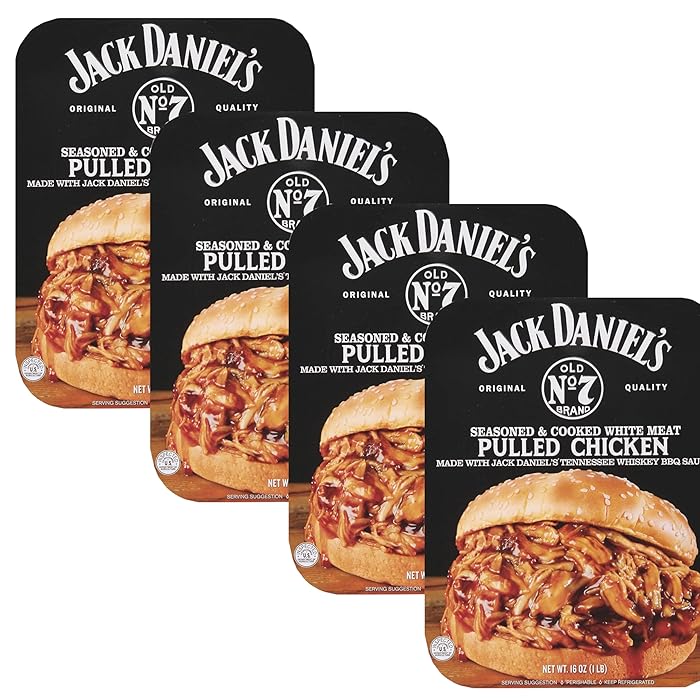 Buy Jack Daniel’s Pulled BBQ Chicken - Seasoned and Fully Cooked White ...