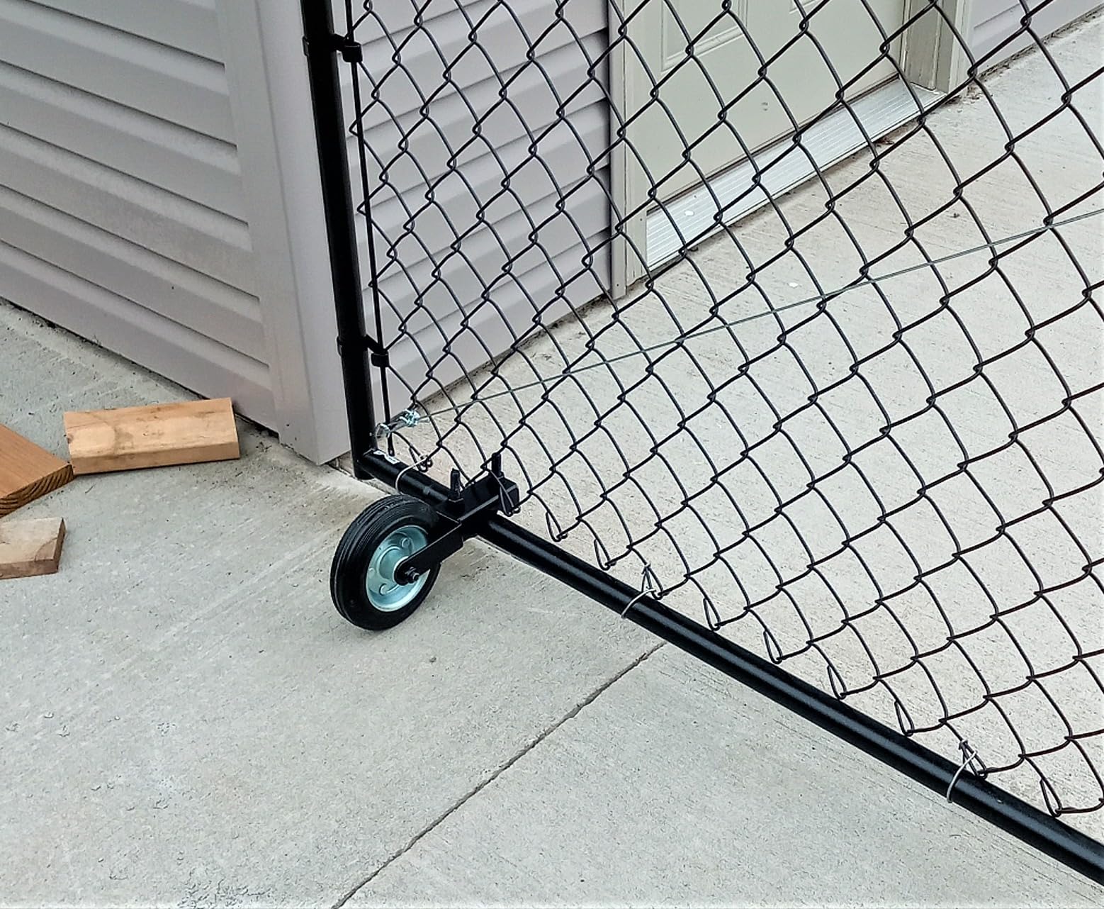 $11/mo - Finance HILLMASTER 6 Inch Gate Wheel Gate Caster Kit with 1-5/ ...