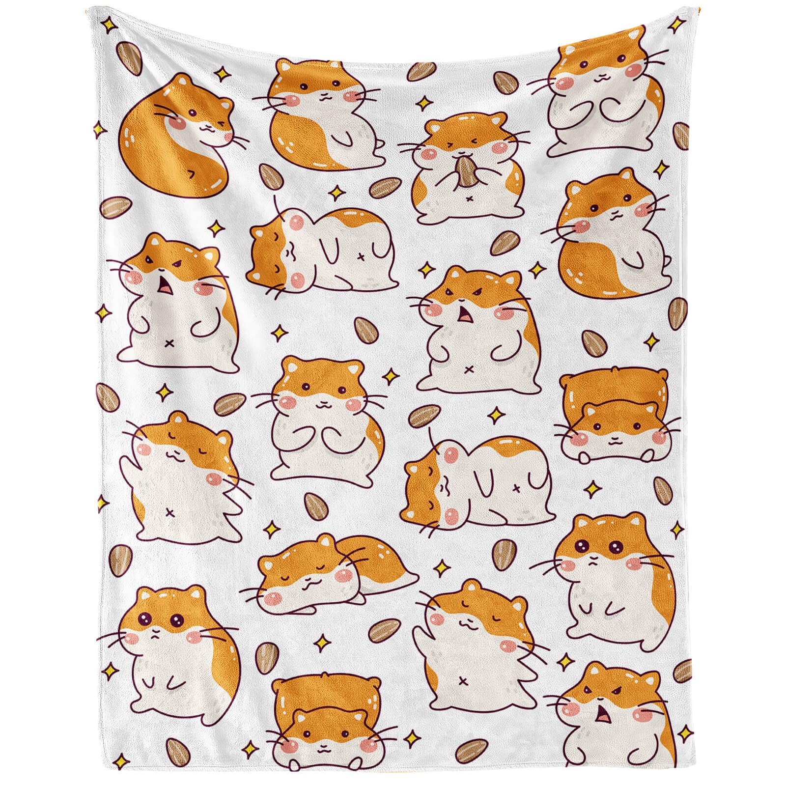 Amazon.com: CaomeiWu Hamster Blanket for Human, 50" x 40" Flannel Cute ...