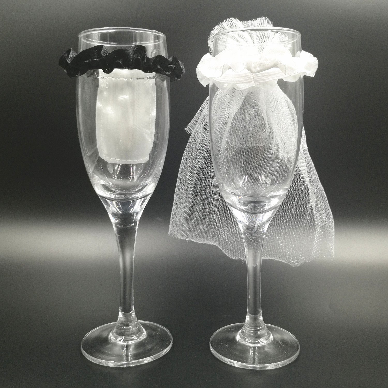 Champagne Glasses For Wedding Cakes With Topper Funny Wedding Cake