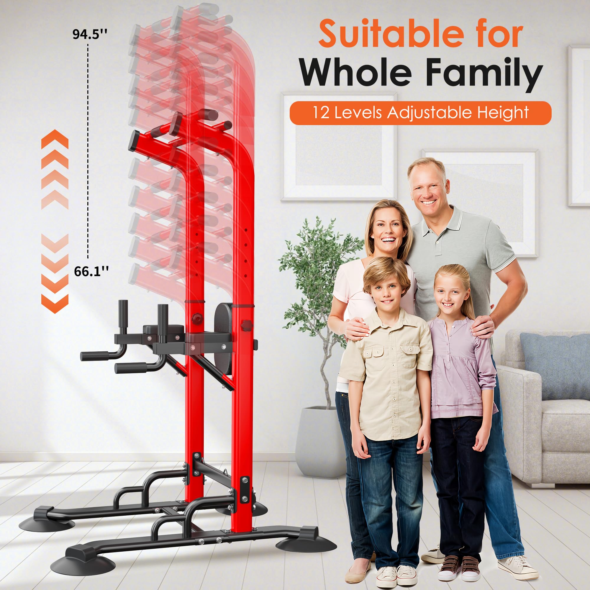 Snapklik.com : Soges Power Tower Pull Up Bar Station, Dip Station For ...