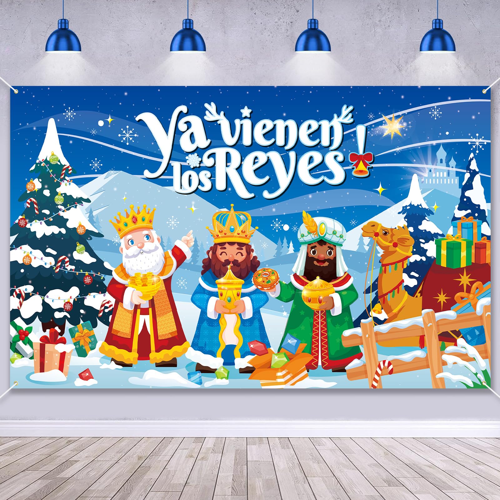 balconera navidad reyes magos – Decoracion