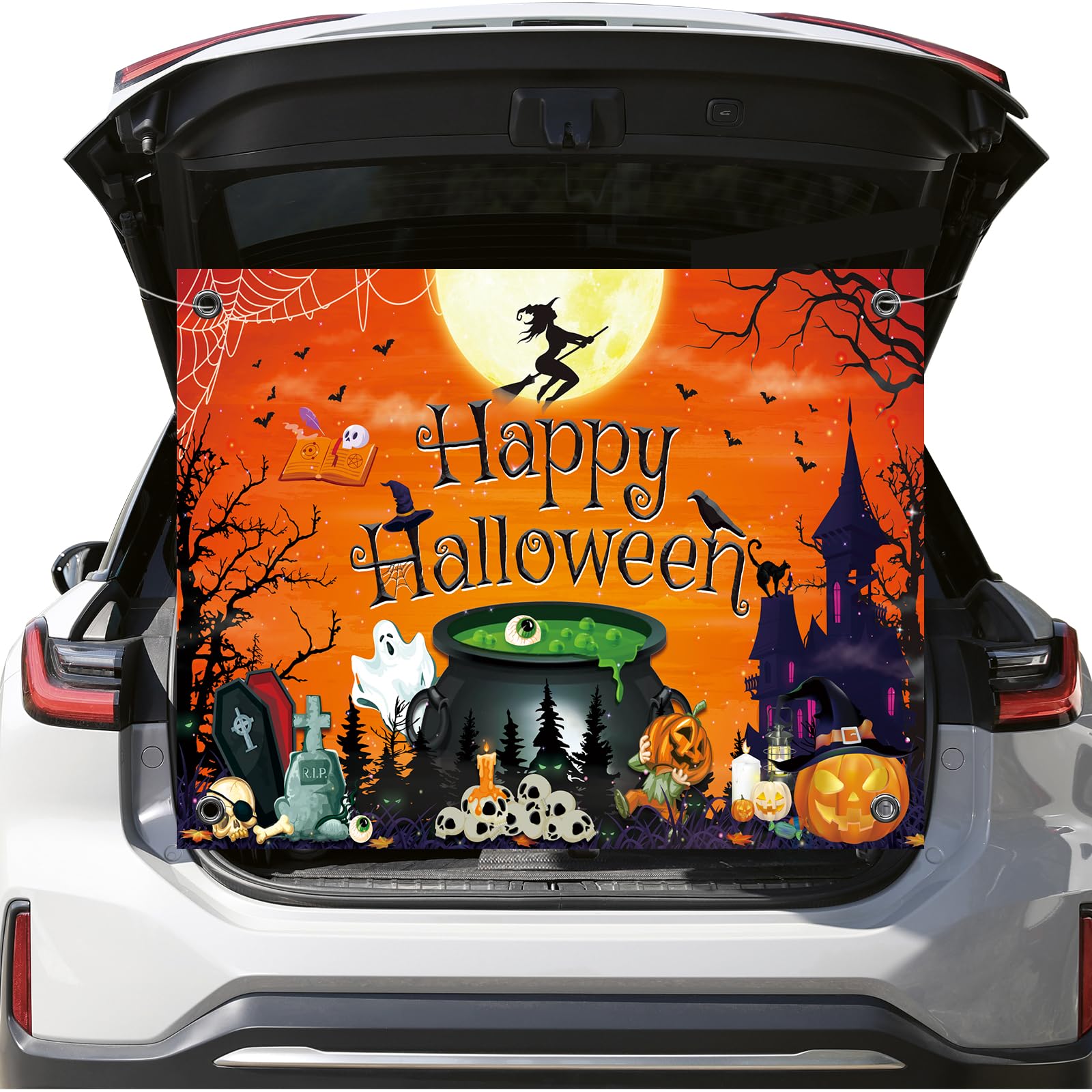 Trunk Or Treat Jeep Decorations Kit Halloween Trunk Or Treat Car ...