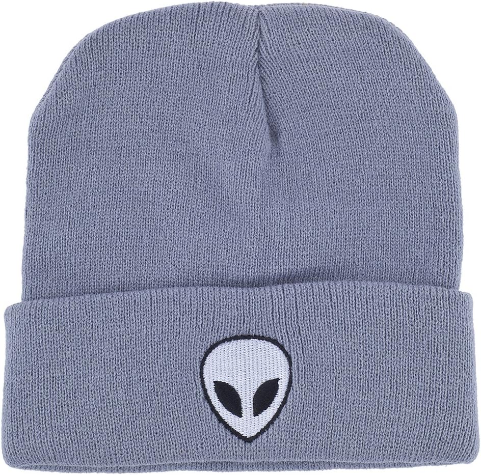 Lux Accessories Grey White Black Alien Beanie Hat at Amazon Women’s ...