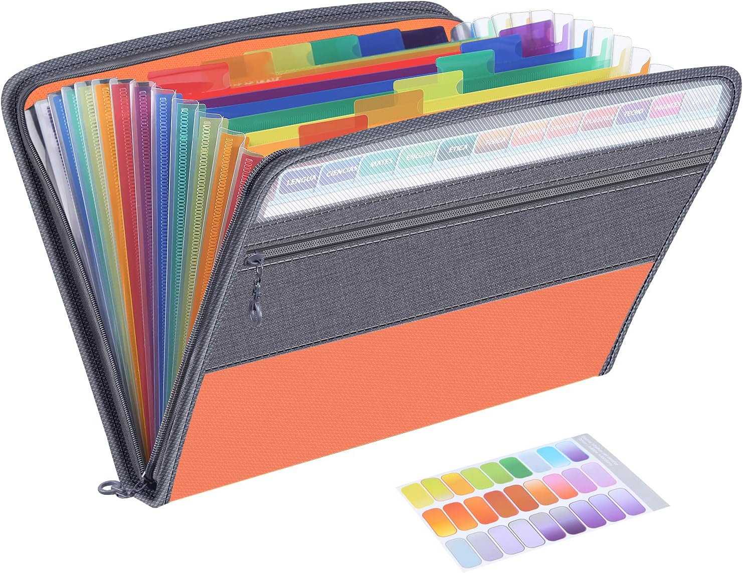 Amazon.com : Expanding File Folders Accordion Document File Organizer ...