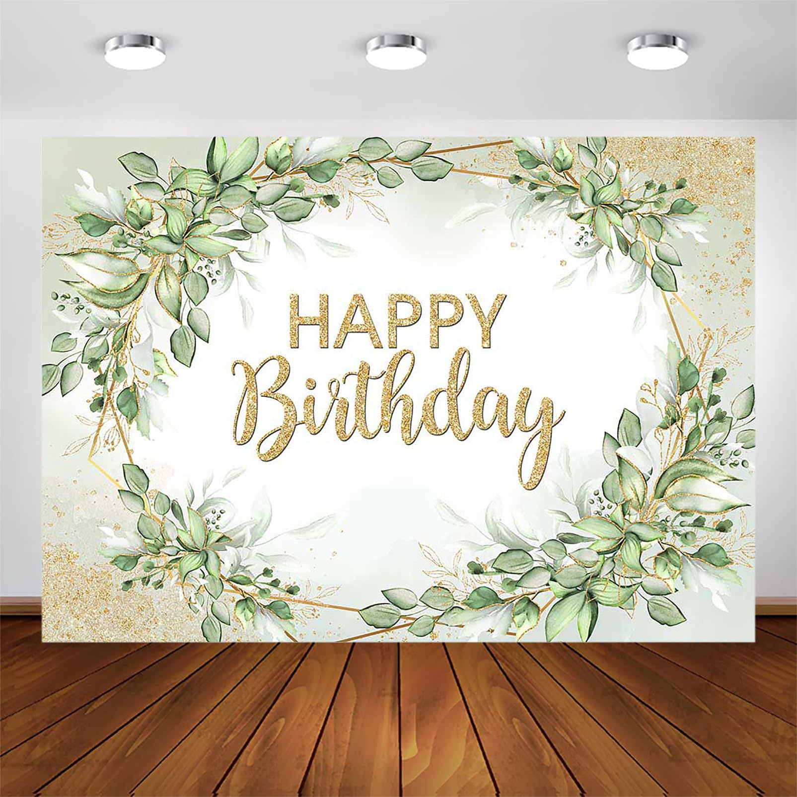 Amazon.com : Avezano Sage Green Birthday Party Decorations Sprinkle ...