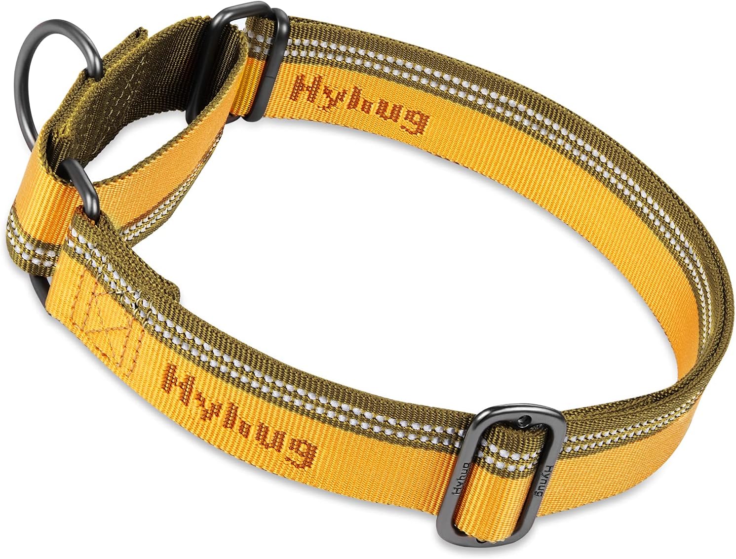 Hyhug 2021 Strong 3M Reflective Strip Double Color Nylon Jacquard Weave Webbing Martingale Dog Hyhug 2021 Strong 3M Reflective Strip Double Color Nylon Jacquard Weave Webbing Martingale Dog