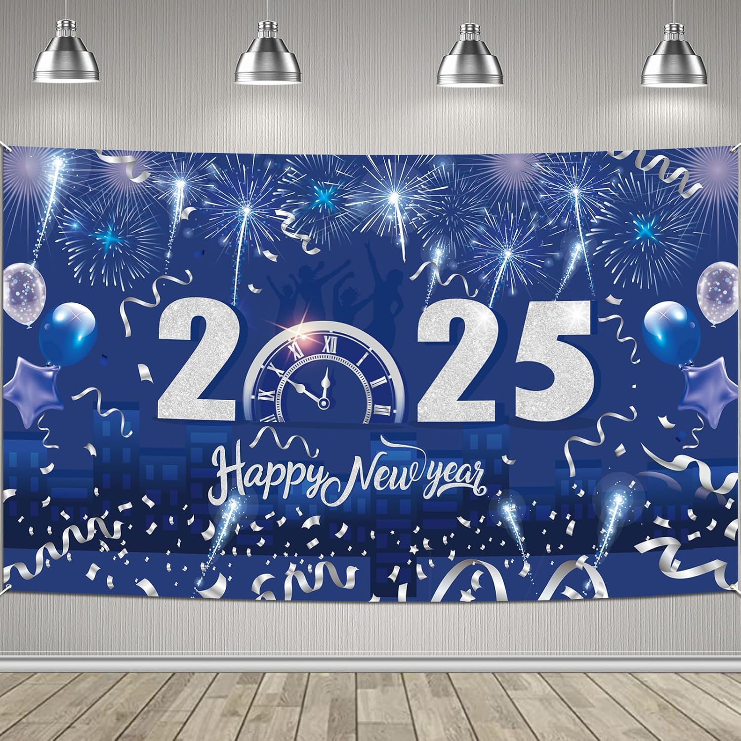 Amazon.com: HOWAF Happy New Year Banner, 2025 New Year Decoration ...