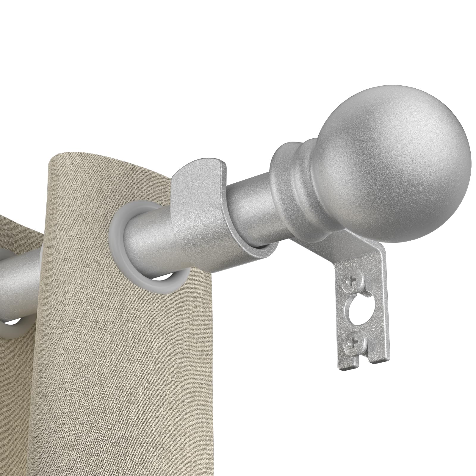 Amazon.com: Curtain Rods for Windows 31"- 62", Decorative Curtain Rod ...