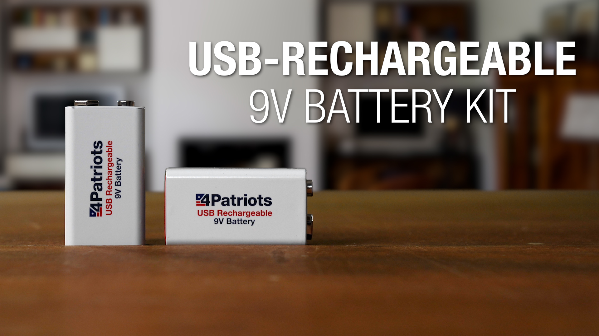 Watch USB Rechargeable 9V Battery Kit on Amazon Live
