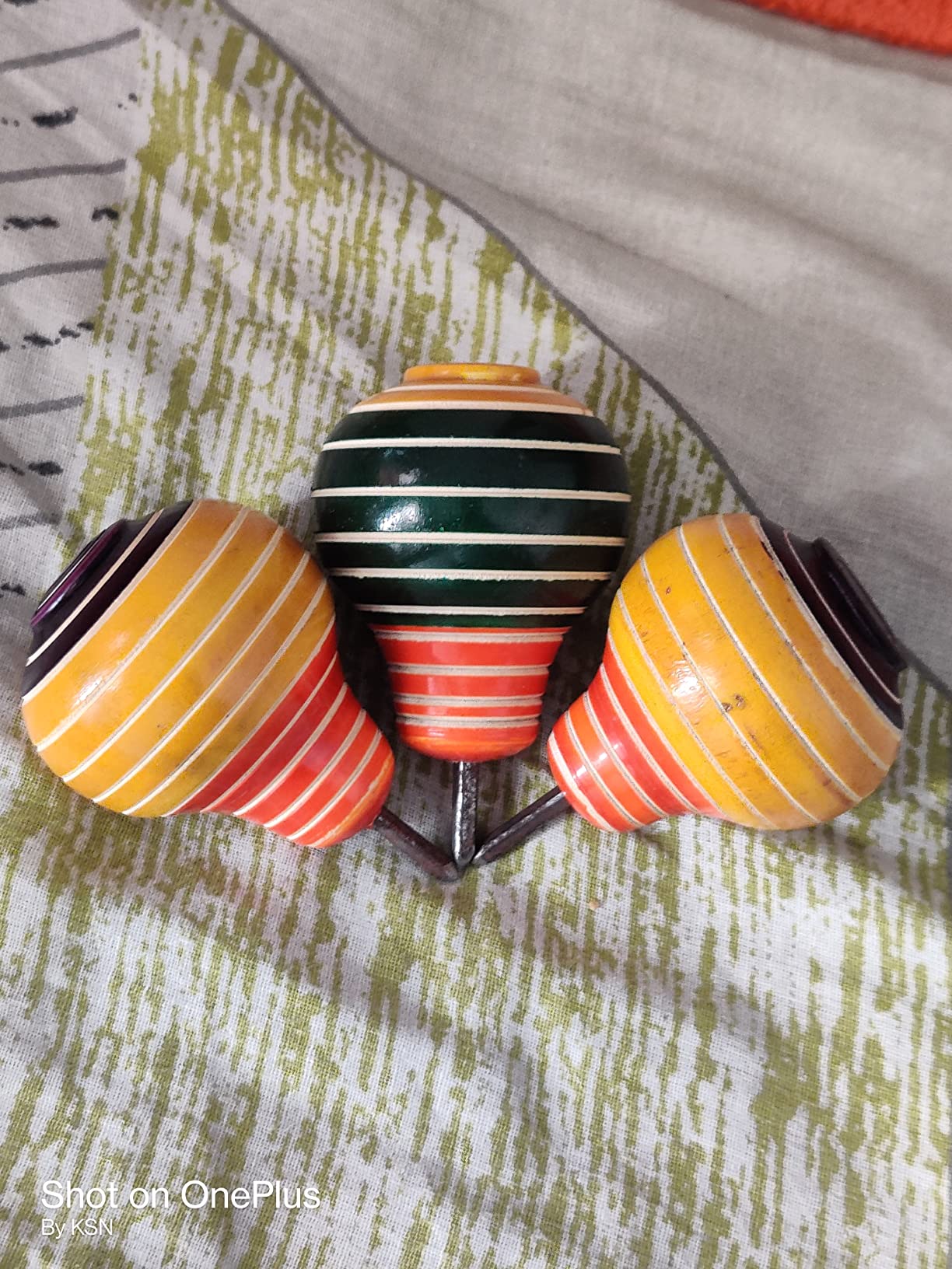 Buy SIMPLE DAYS Simpledays Wooden Spinning Tops Lattu | Bambaram ...