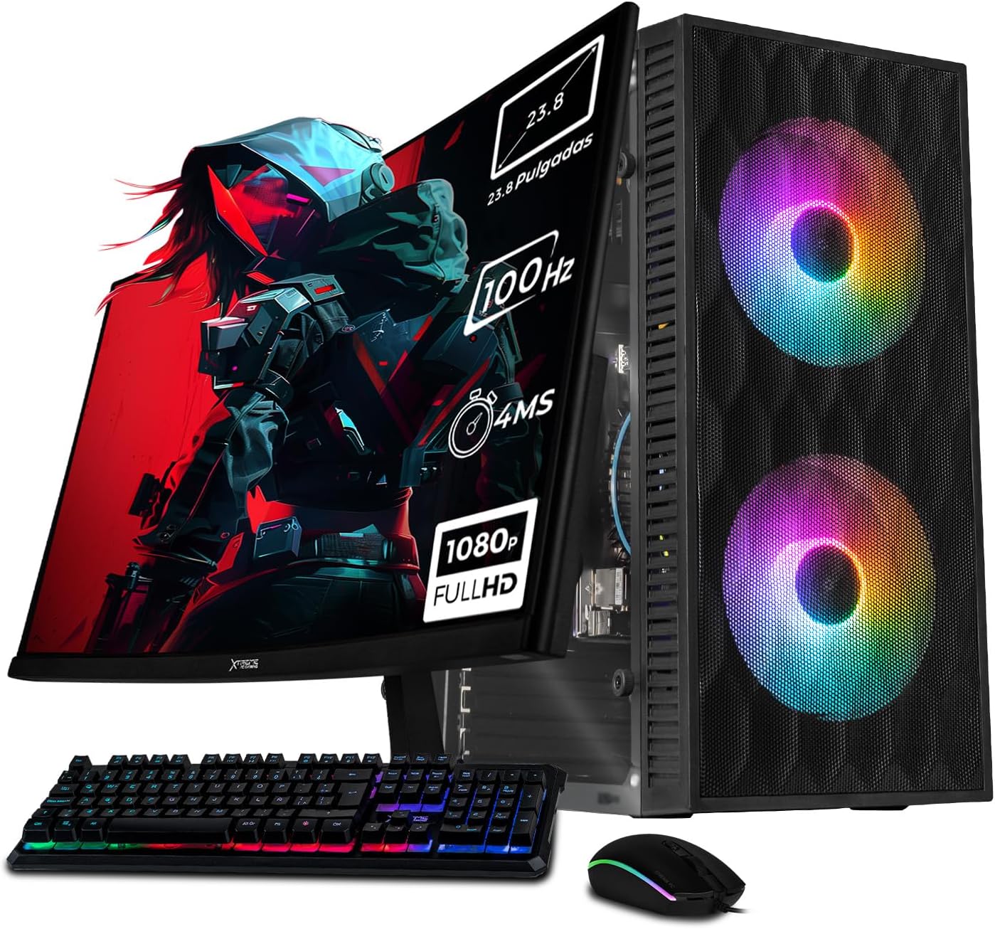 XTREME PC GAMING Computadora Intel Core I5 12400 16GB SSD 1TB Monitor ...