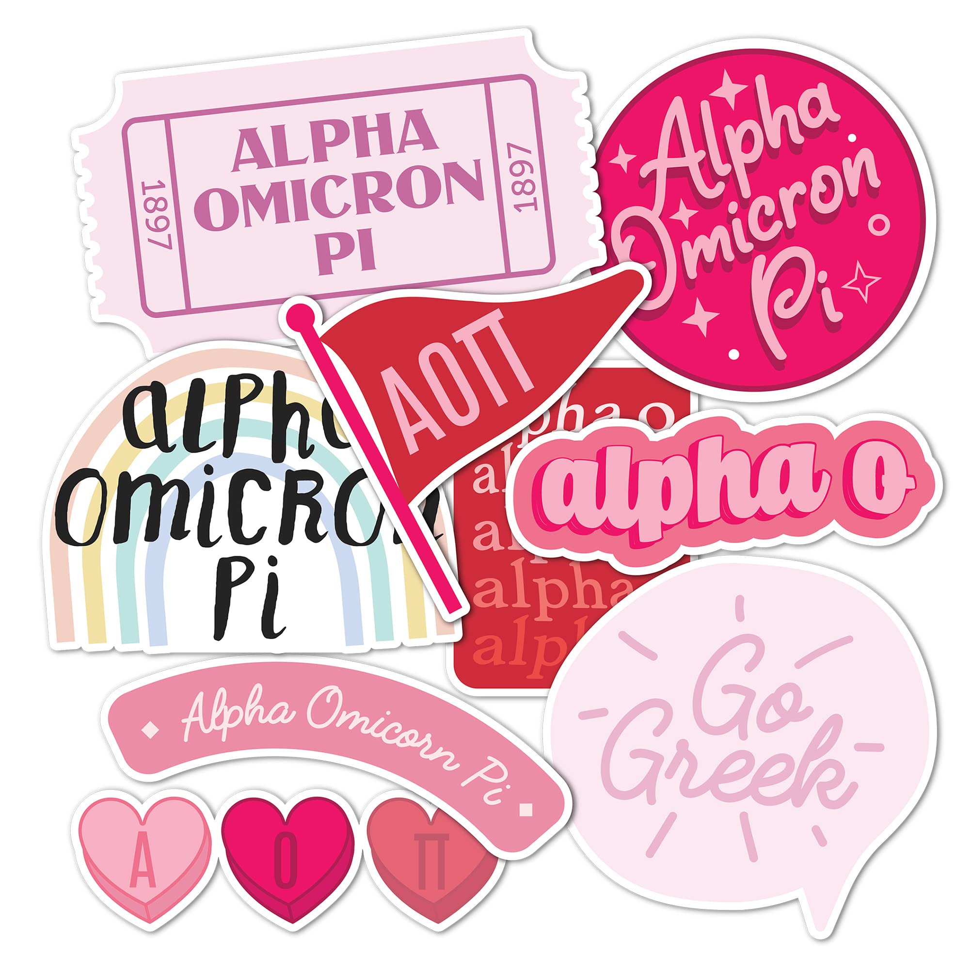 Amazon.com: Desert Cactus Alpha Omicron Pi Sticker Decal Laptop Water ...