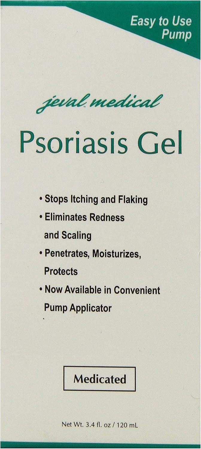 Amazon.com: Jeval Medical Psoriasis Gel, 3.4 Ounce : Health & Household