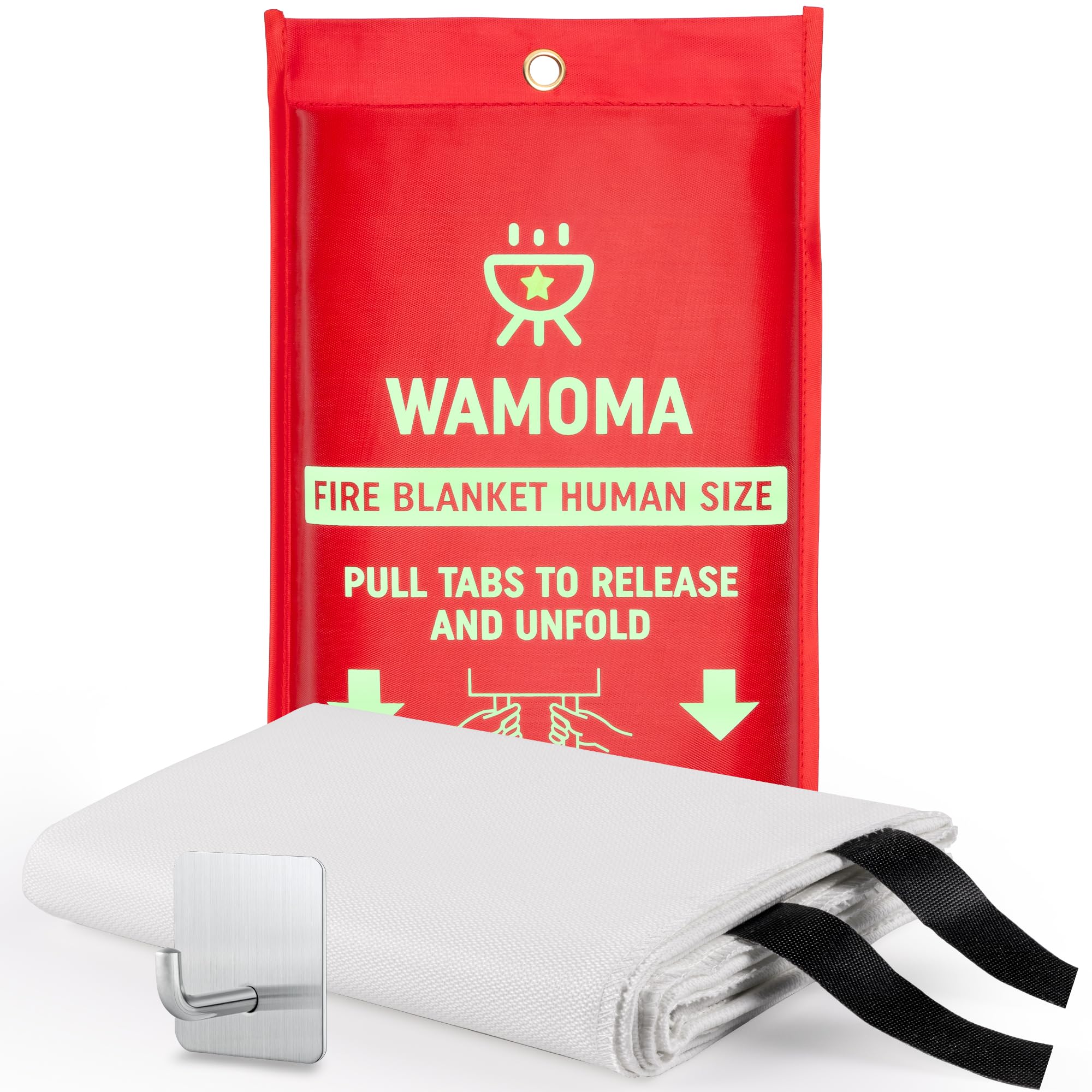 Amazon.com: Wamoma Human Size Fire Blanket - (47" x 71") Extra Large ...