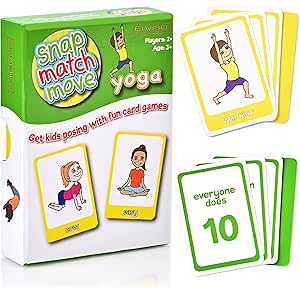 Covelico Yoga Cards for Kids - Fun Yoga Pretzels Cards for Kids Yoga ...