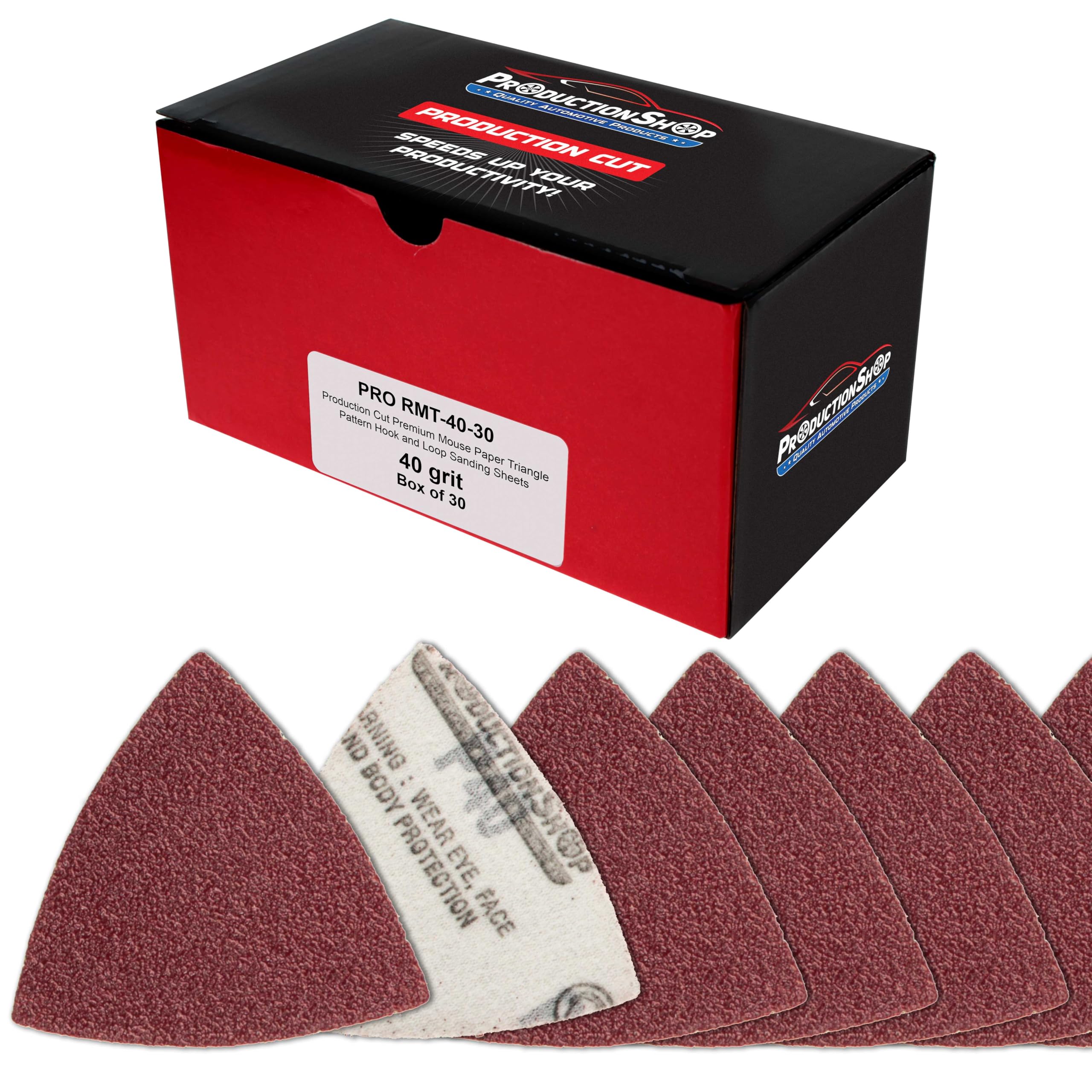 Multi-grit Sandpaper Pack 160-Piece Triangle Mouse Sander Sandpaper ...