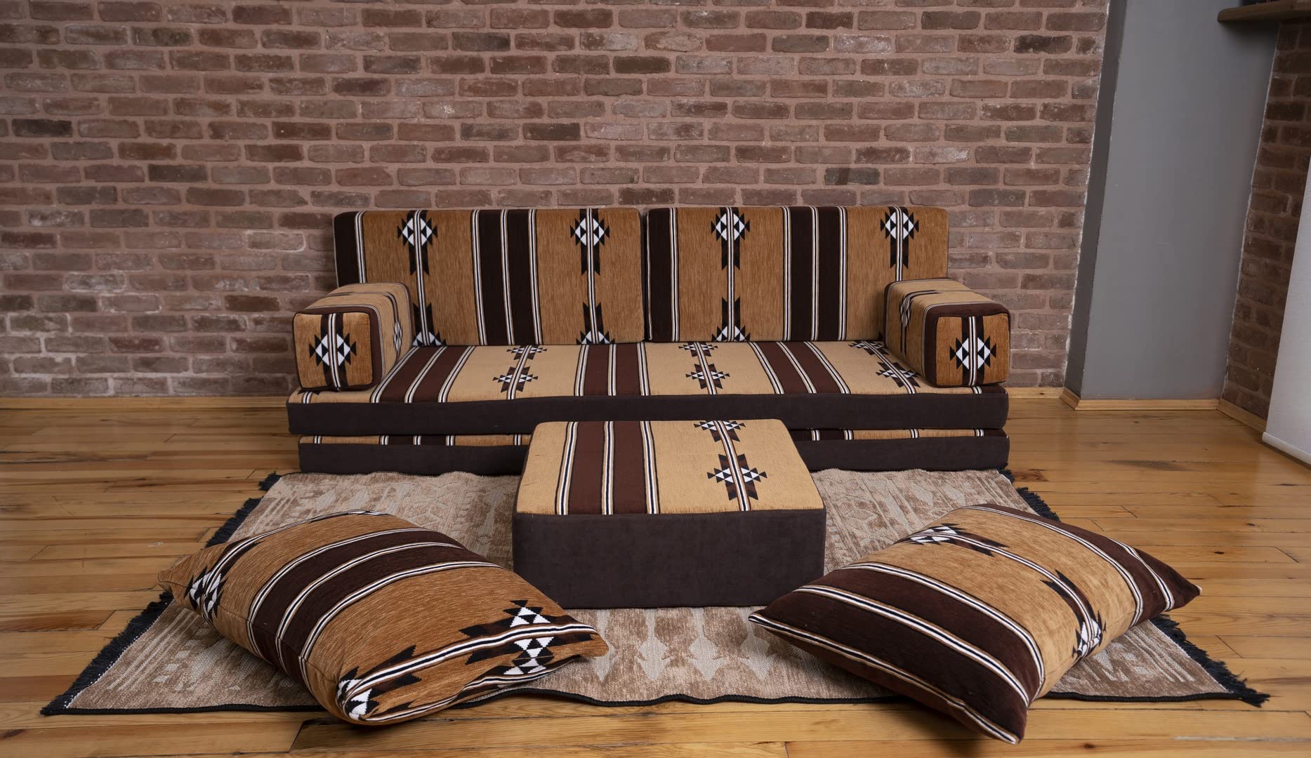 Buy Premium 8 Thickness Sofa Set, Arabic Sofa Set, Floor Cushions ...