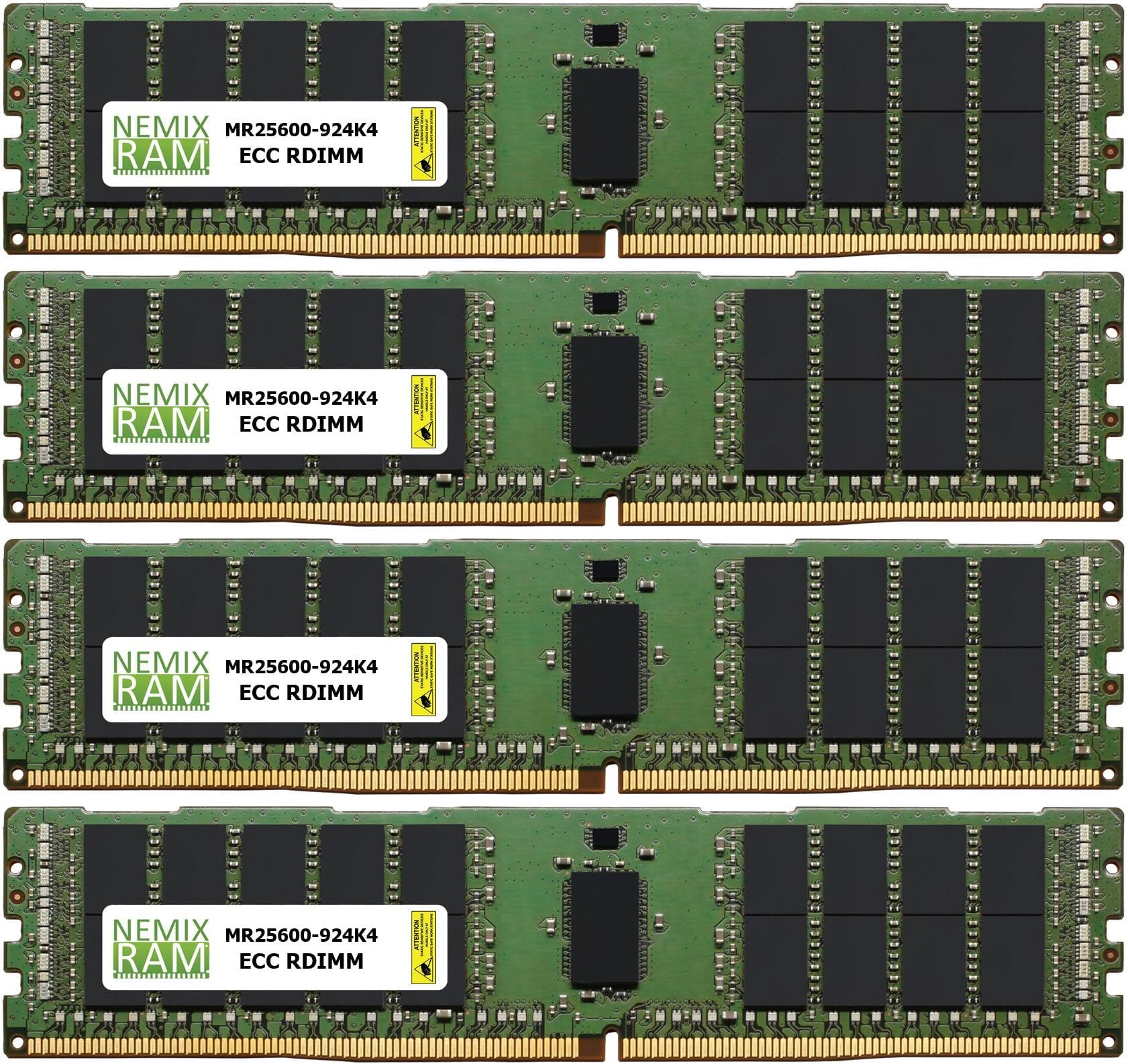 256GB 4x64GB DDR4-3200 PC4-25600 2Rx4 RDIMM ECC Registered Memory by ...
