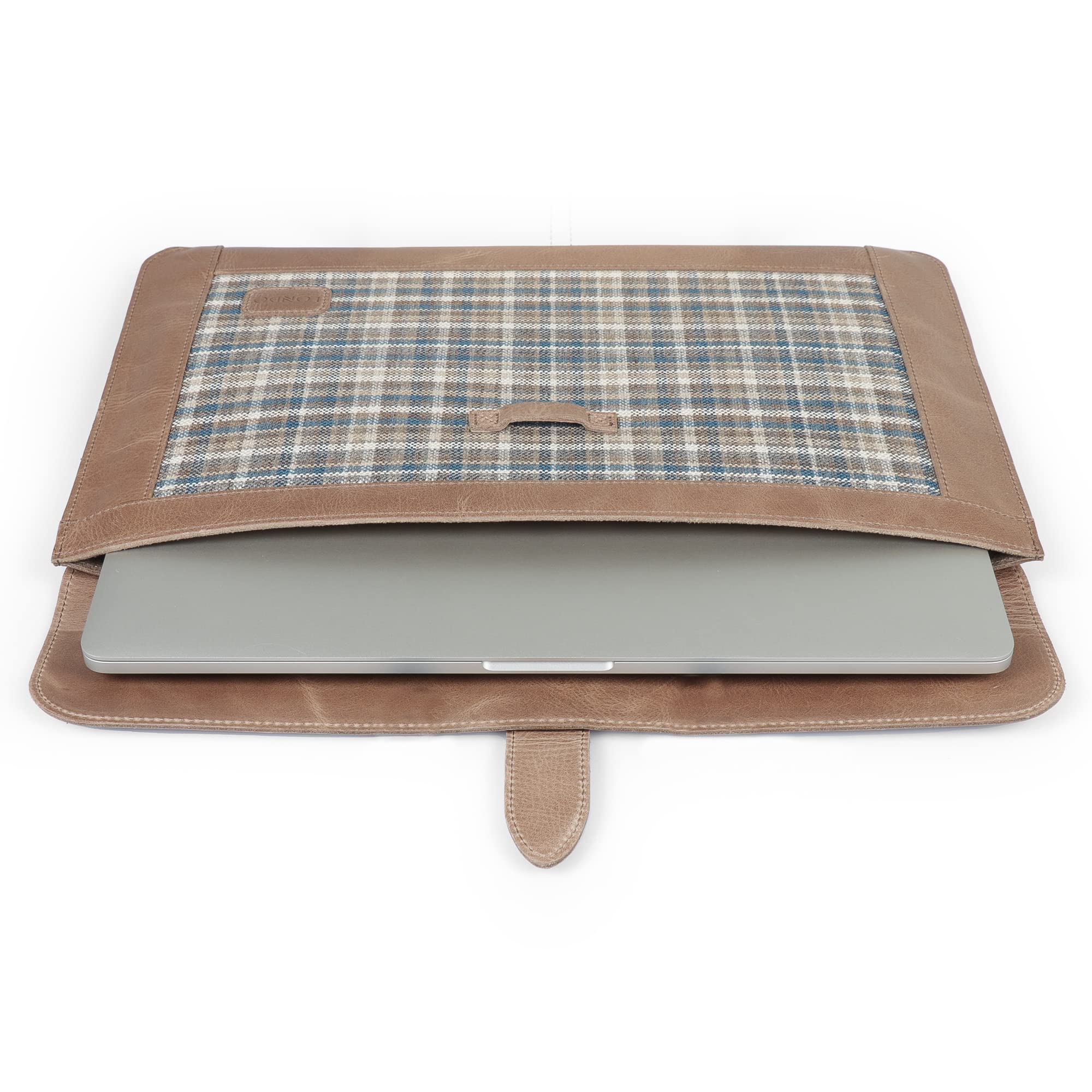 Snapklik.com : Londo Top Grain Leather Macbook Bag Laptop Sleeve For ...