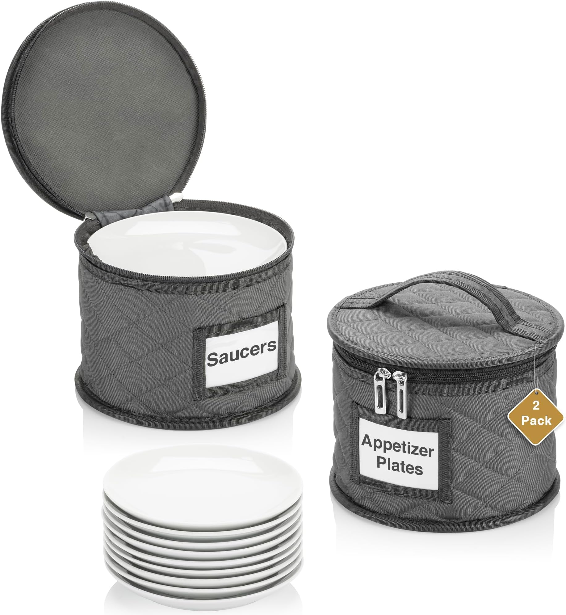 Amazon.com: 2 Pack 6" Small Plate Storage Case - China Storage ...