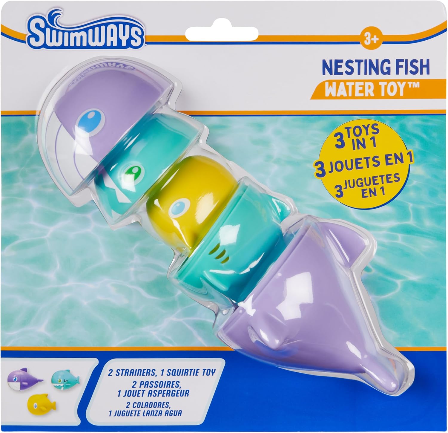 Amazon.com: SwimWays Nesting Fish Water Toy, Kids Pool Accessories ...