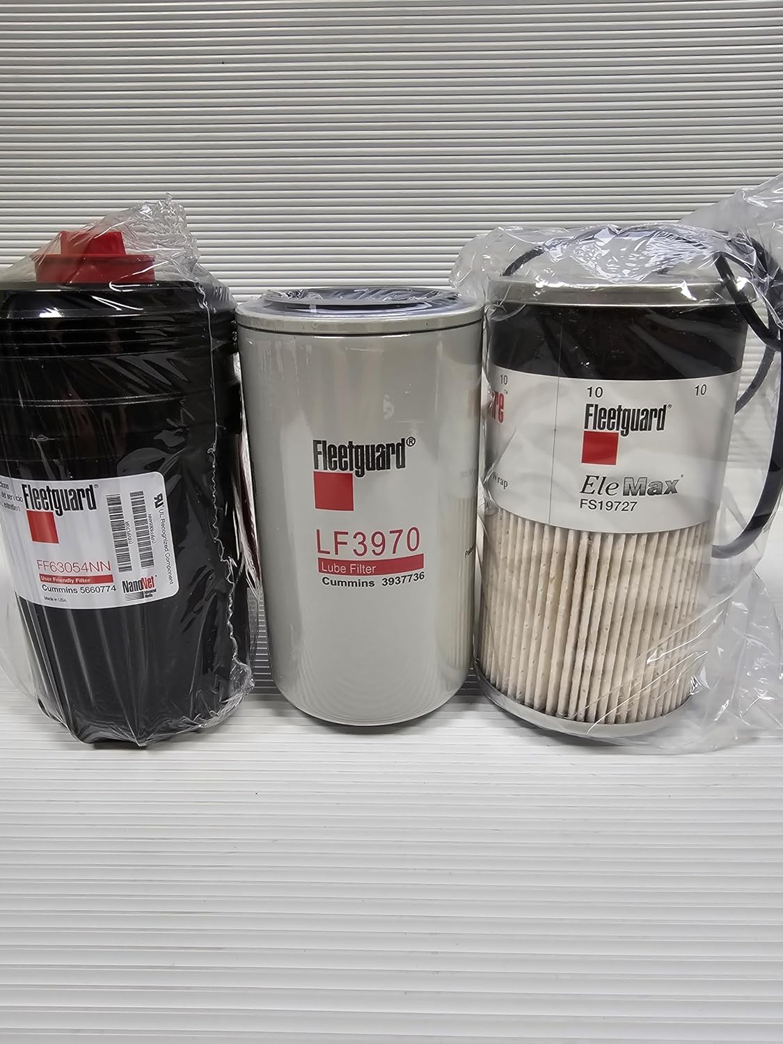 Amazon.com: Fleetguard PM Filter Kit. LF3970, FS19727, and FF63054NN.