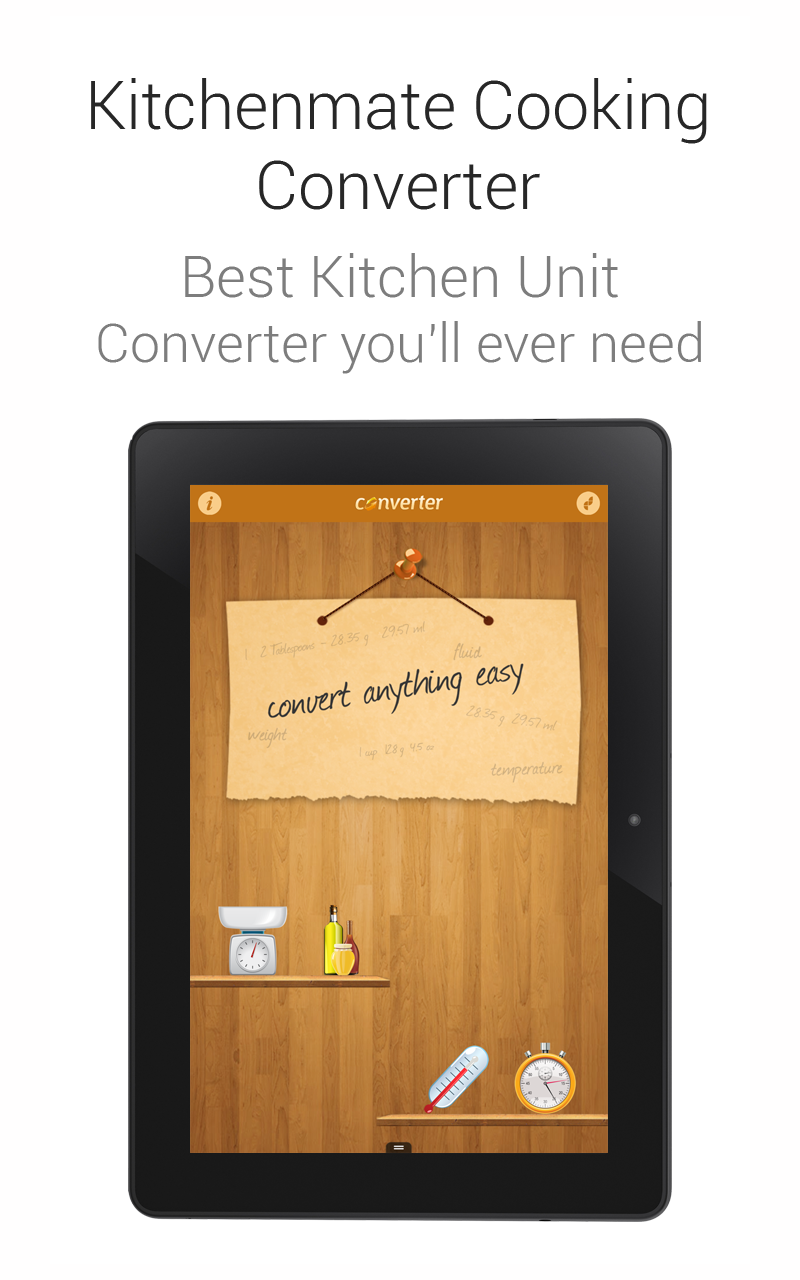 Kitchenmate Cooking Converter - App on Amazon Appstore