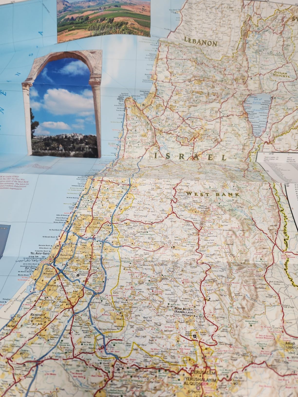 Israel Map (National Geographic Adventure Map, 3208): National ...