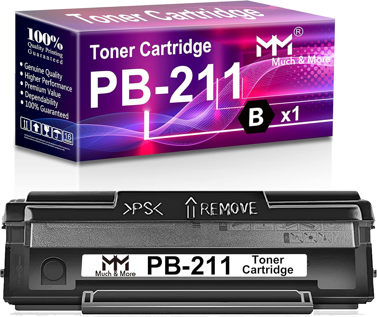 Amazon.com: MM MUCH & MORE Compatible Toner Cartridge Replacement for Pantum PB-211 PB-211EV PB ...