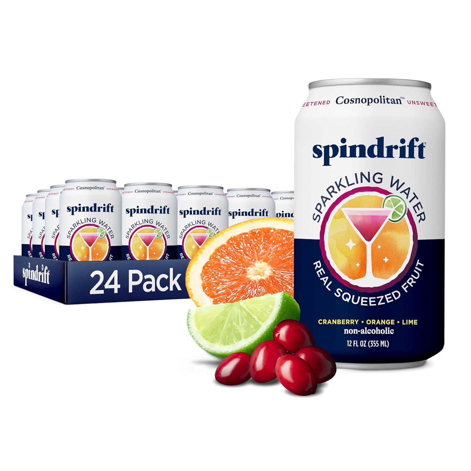 Amazon.com: Spindrift Cosnopolitan Can 12 Ounce (Pack of 24)