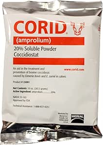 Amazon.com: Huvepharma Corid 20% Soluble Powder for Calves : Patio ...