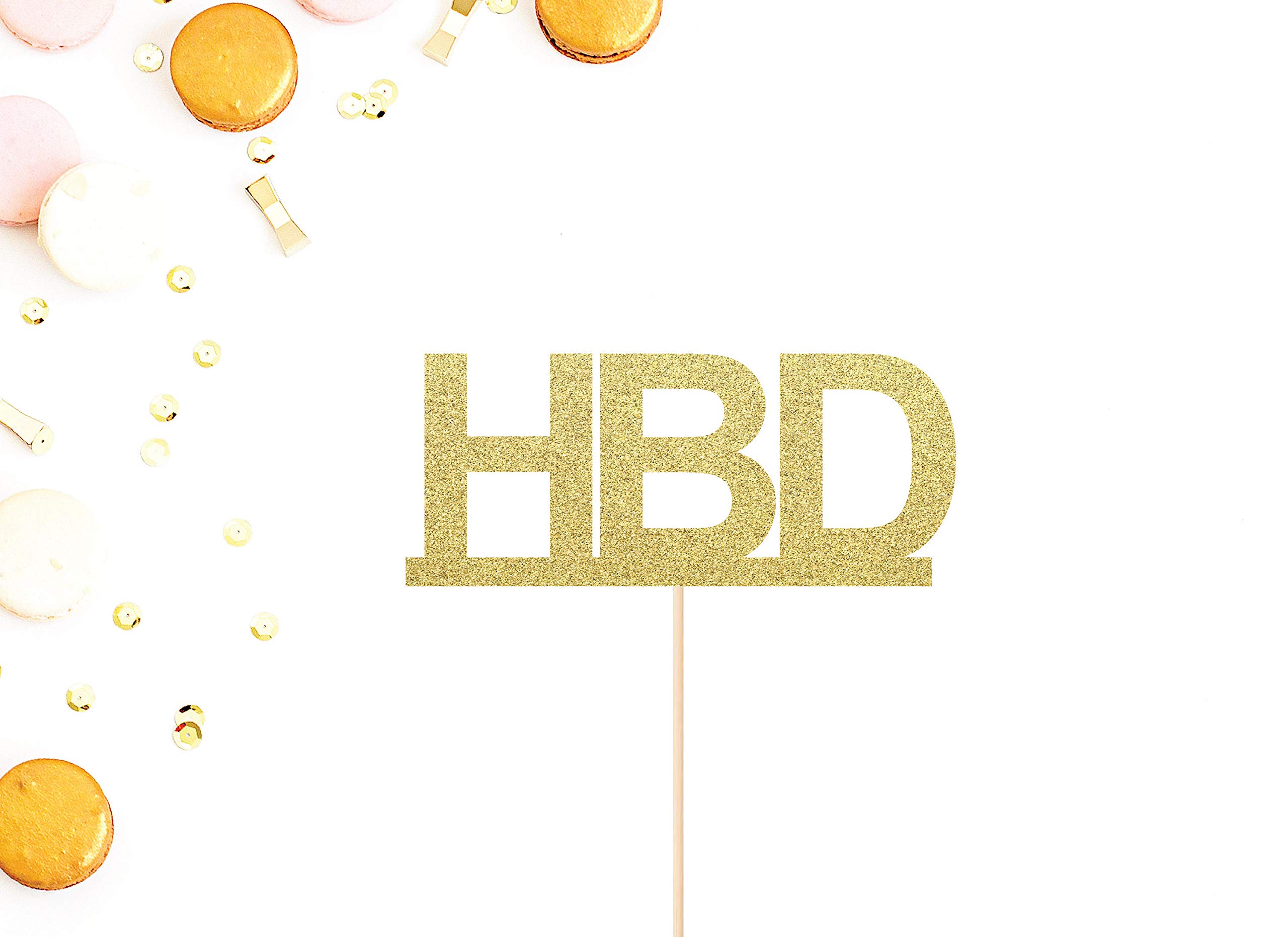 Buy Happy Birthday Cake Topper HBD Cake Topper Birthday Cake Topper ...