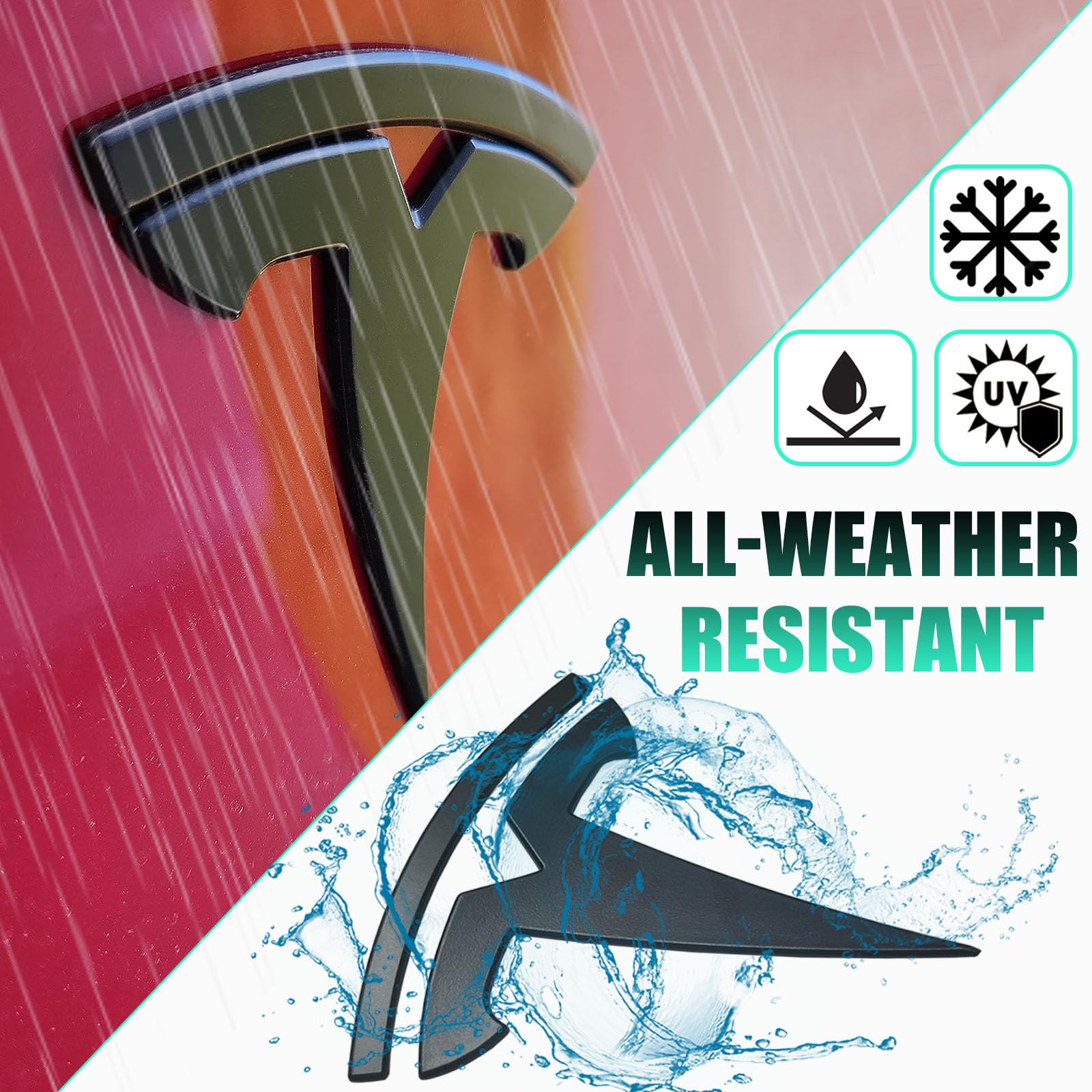 Snapklik.com : KENPENRI Model 3 Logo Sticker Decals For Tesla Model 3 ...