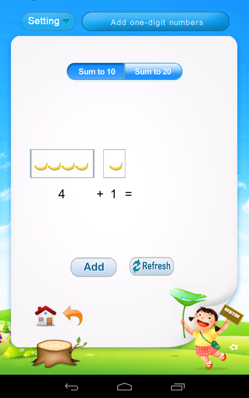 Addition for the 2nd grade - App on Amazon Appstore