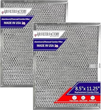 Amazon.com: Air Filter Factory 8-1/2 x 11-1/4 x 3/8 Inches Compatible ...