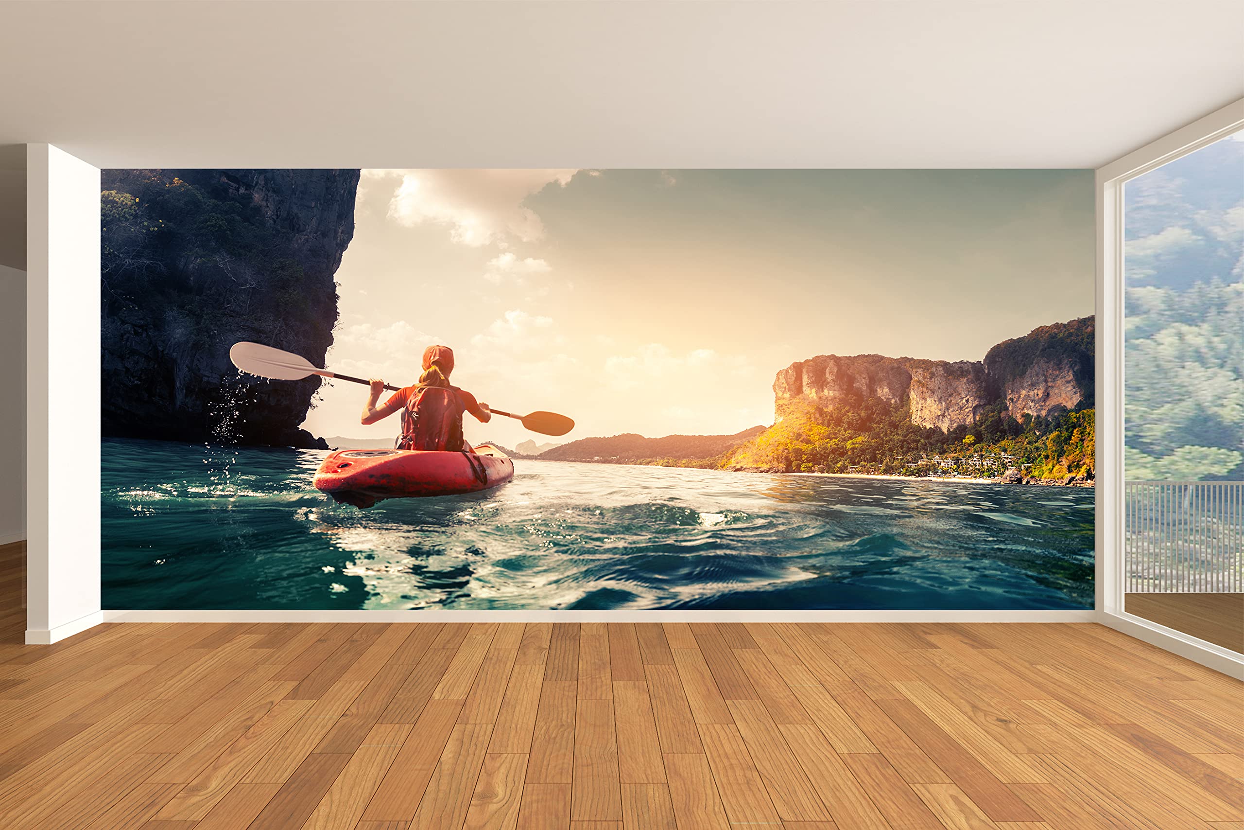 Mural De Pared Kayak Unforgettable Tour Holbox 2 Islands & Cenote