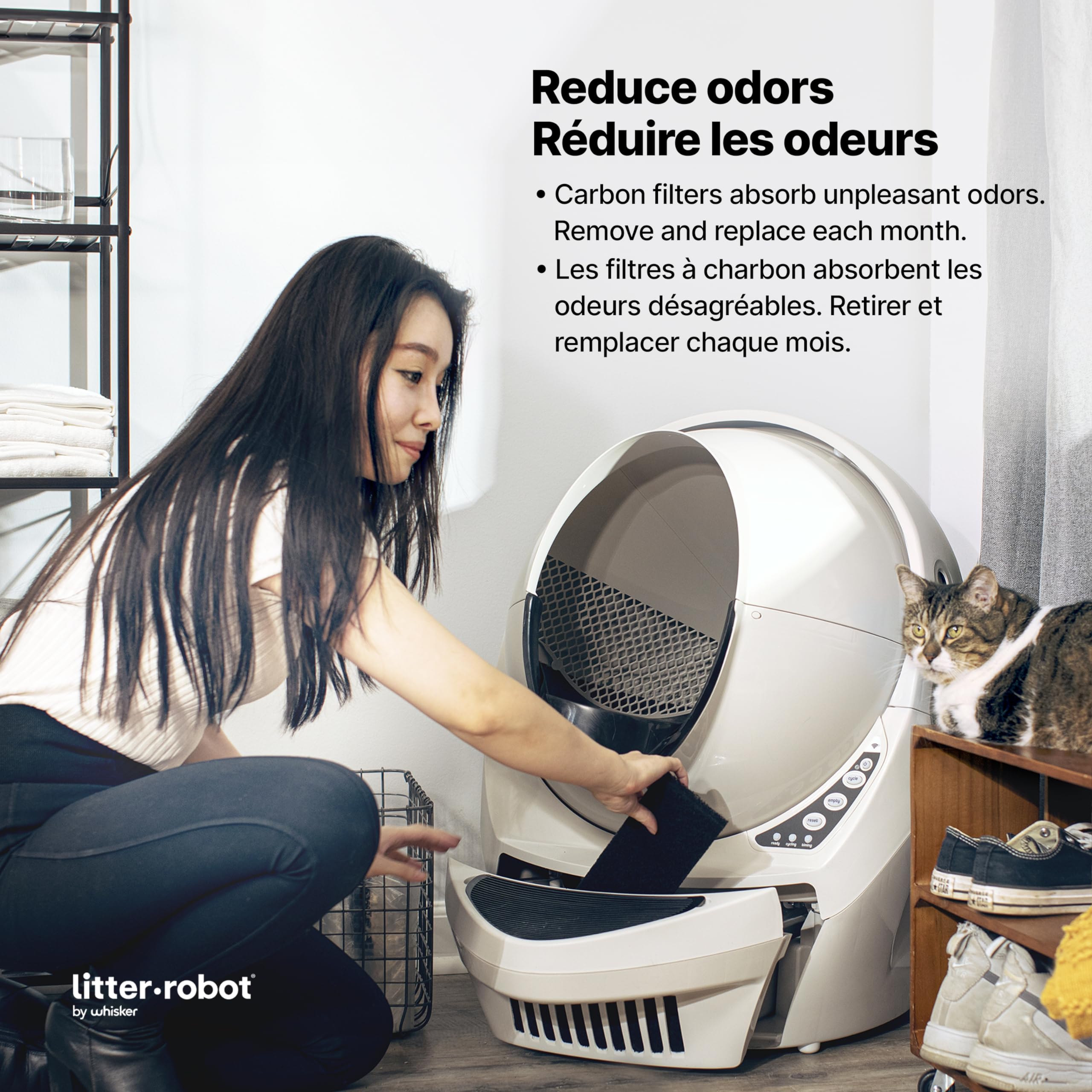 Snapklik.com : Litter-Robot 3 Carbon Filters By , 12-Pack - Litter Box ...